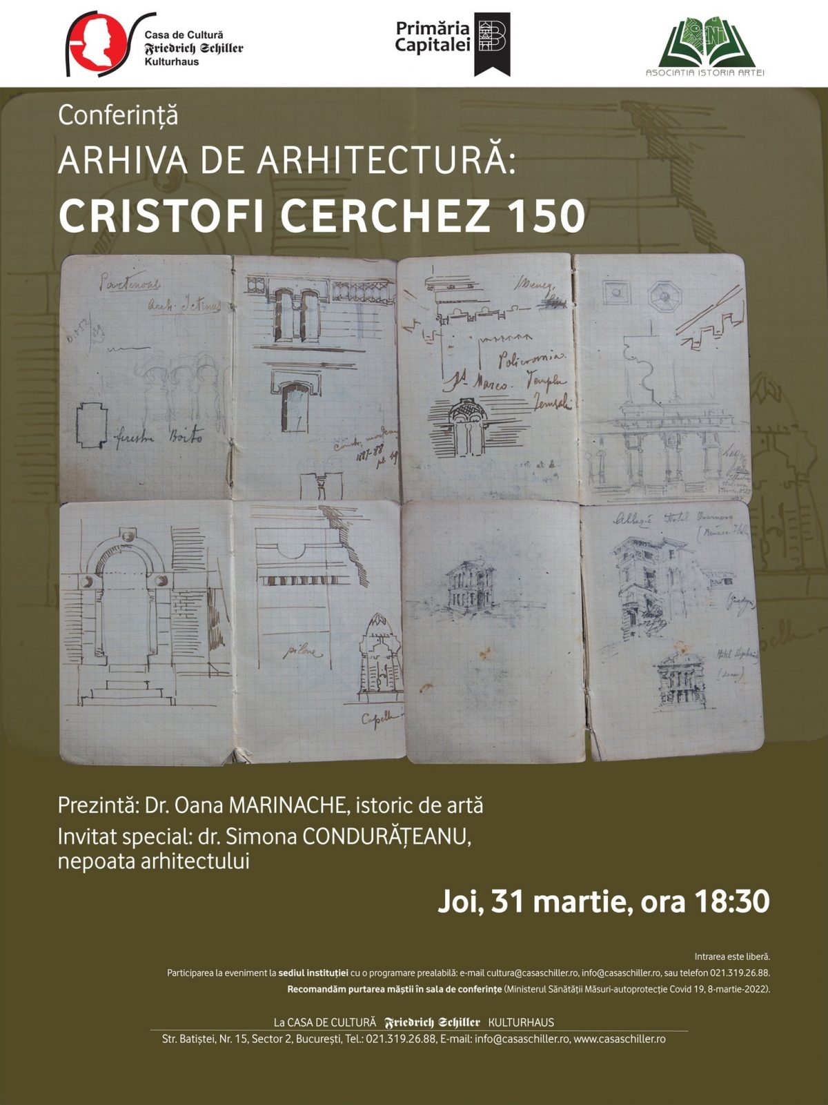 Conferința „Arhiva de arhitectură: Cristofi Cerchez 150” - Casa de ...